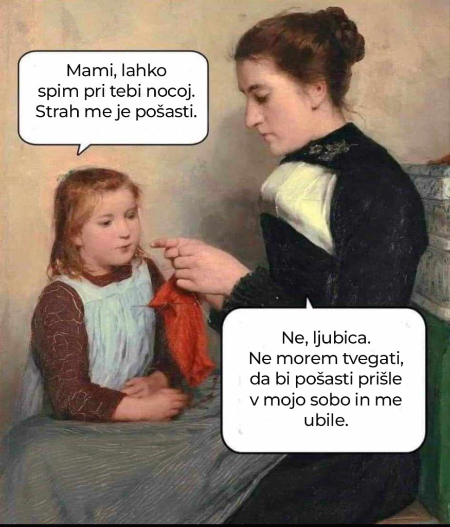 Ko ima mati izjemen smisel za humor ... - R藍FL